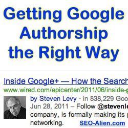 How to Get Google Authorship the Right Way | SEO-Alien