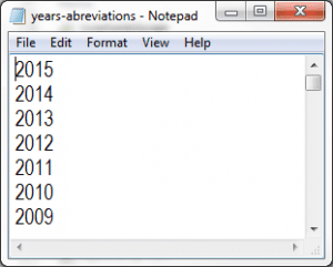 Years, Months, Countries, States and Numbers for Drop-Down Fields | SEO ...